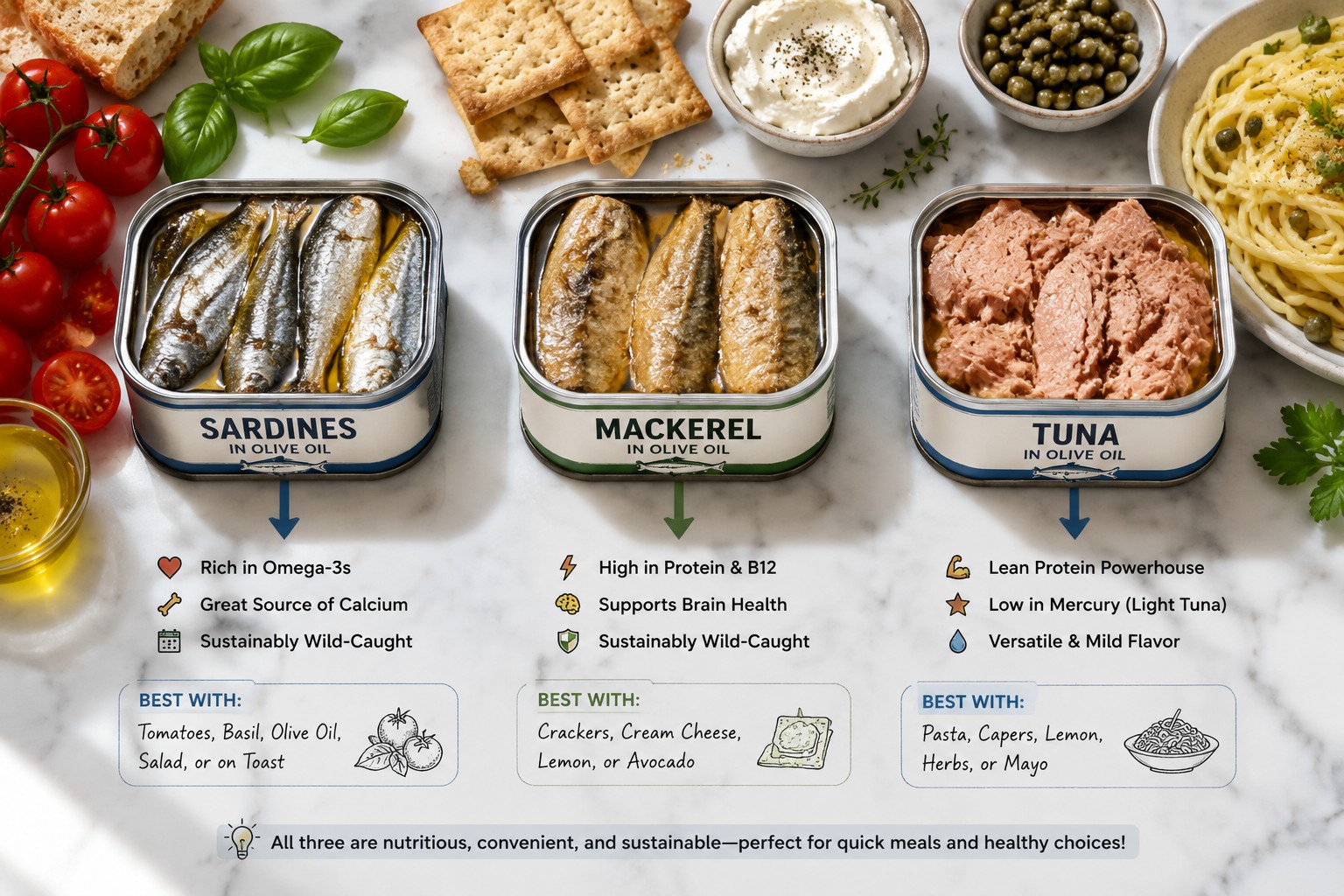 Tinned Fish Recipes: 15 Easy Ways to Use Sardines, Mackerel, and Tuna