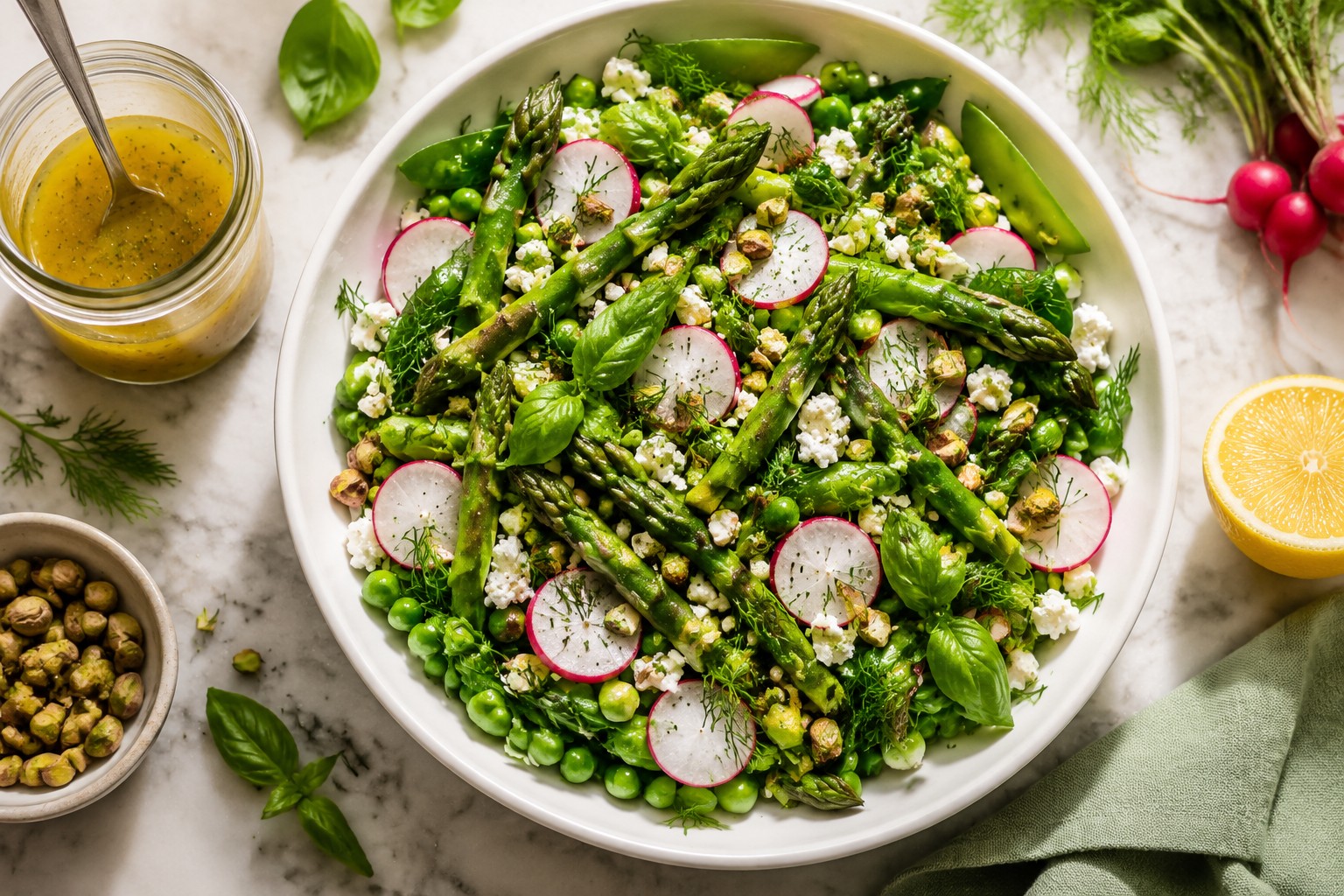 Spring Produce Recipes That Don’t Feel Boring: Asparagus, Peas,